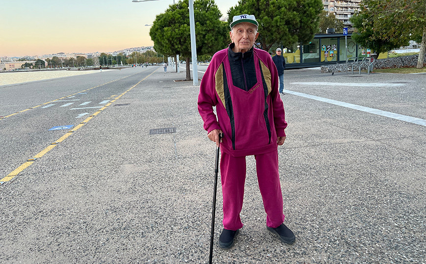 Θεσσαλονίκη: Συμβουλές μακροζωίας από τον γηραιότερο περιπατητή – Είναι ...