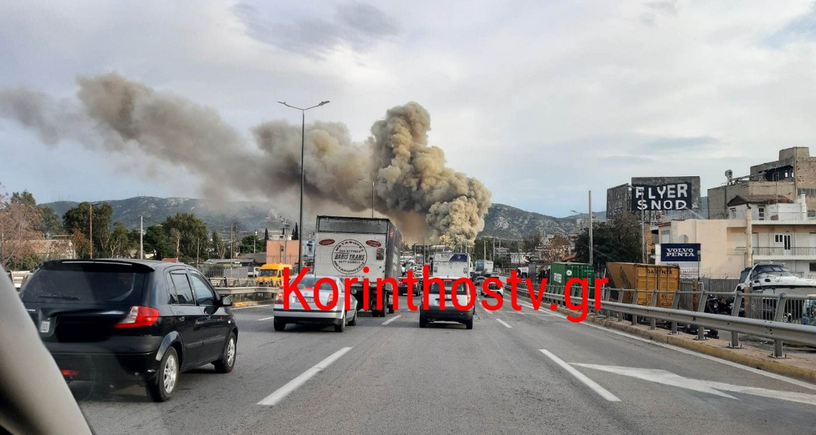 Μήνυμα του 112 στον Ασπρόπυργο για τη φωτιά: Καταφύγετε σε κλειστό ...