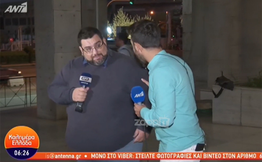 «Κόκκαλο» ο Κώστας Παπαδόπουλος – Έδινε ρεπορτάζ στην ΕΡΤ και τον έκοψε ...