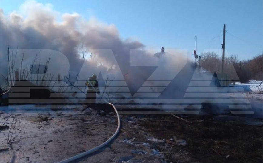 Russian SU-25 fighter jet crashed near the border with Ukraine - World ...