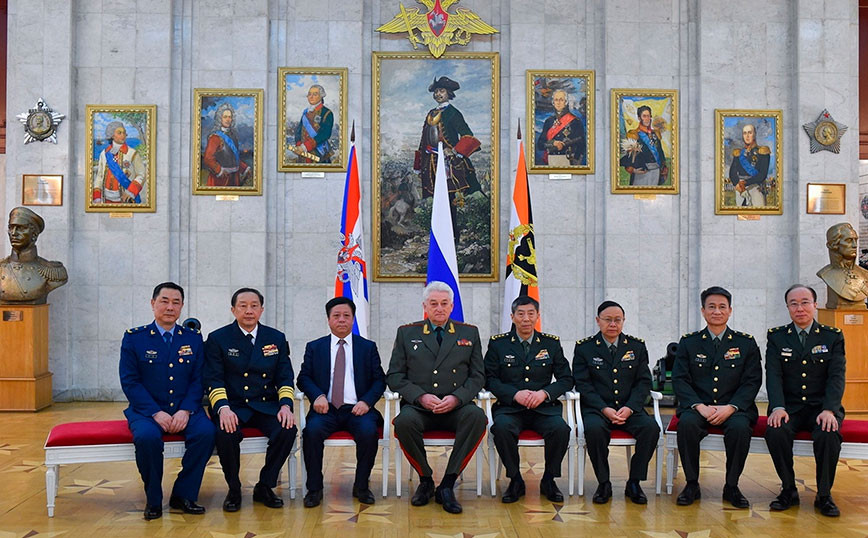 Russia and China say they are determined to strengthen their military ...