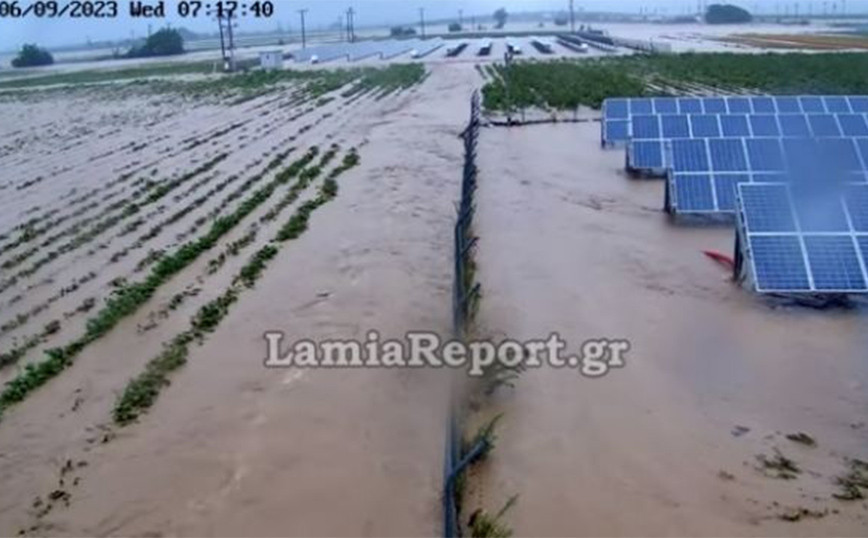 Μεγάλες οι καταστροφές από την κακοκαιρία Daniel στο Δομοκό – Τα ρέματα ...
