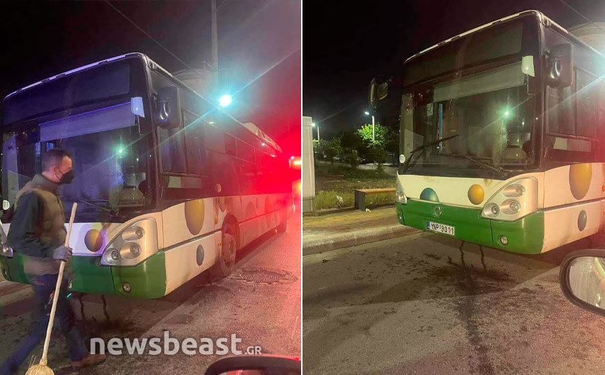 Τέσσερα άτομα πέταξαν μολότοφ σε λεωφορείο στη Λεωφόρο Φυλής - Newsbeast