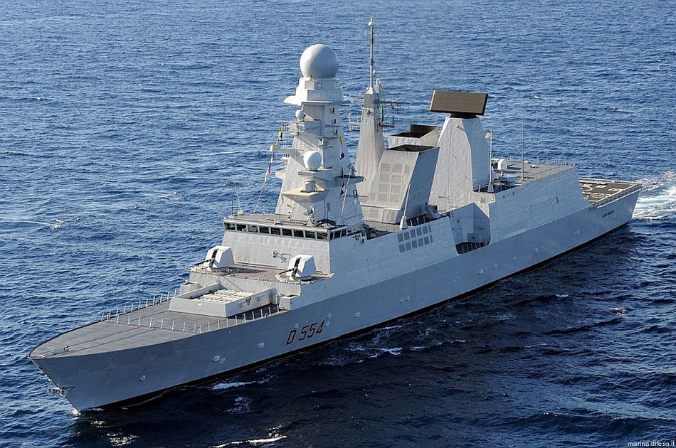 An Italian Navy ship shot down a Houthi drone in the Red Sea - World ...