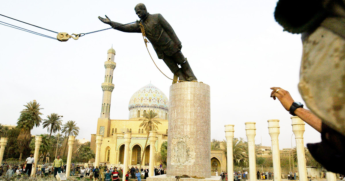 On this day, April 9: Baghdad is occupied by the American army and ...