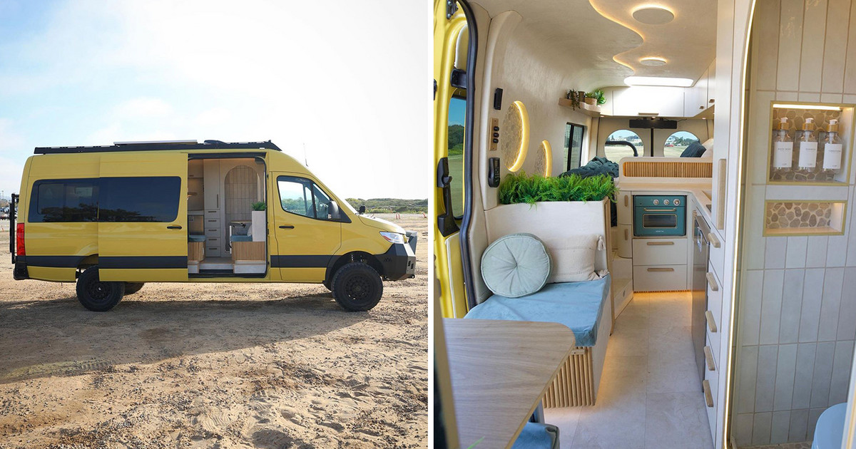 He turned an ordinary van into a luxury home worth $235,000 - World ...
