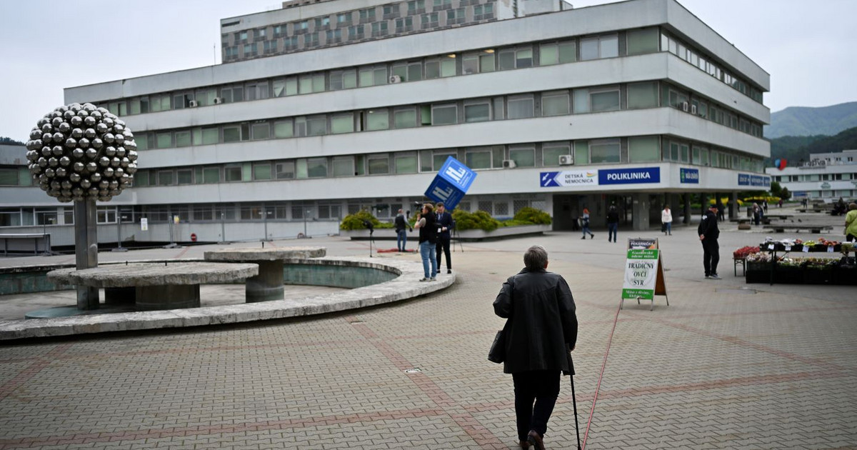 Slovakia's Prime Minister Robert Fico voted for the European elections ...