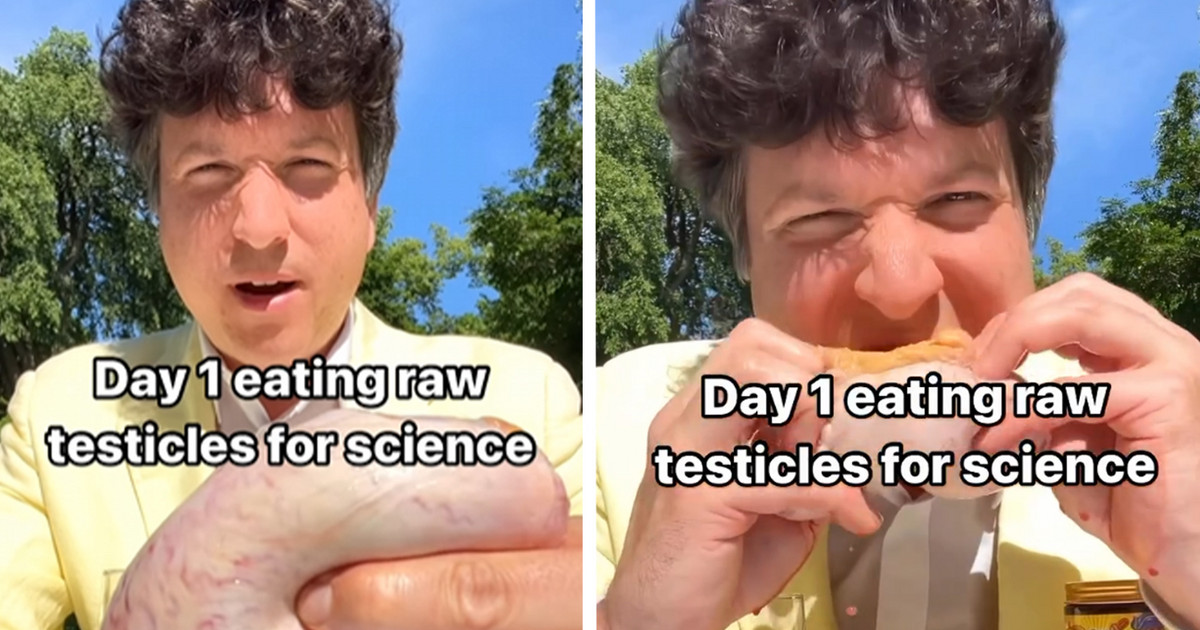 Τρώει ωμούς όρχεις ταύρου κάθε μέρα για να αυξήσει την τεστοστερόνη του ...