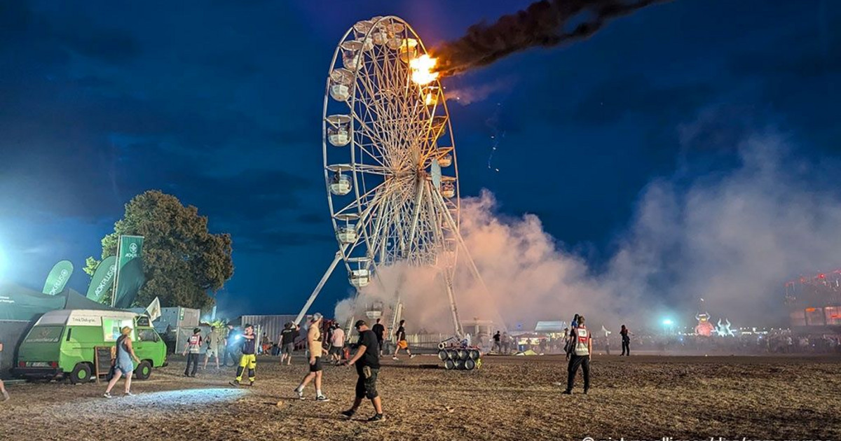 Ferris wheel fire scare in Leipzig - More than 20 people injured, four ...