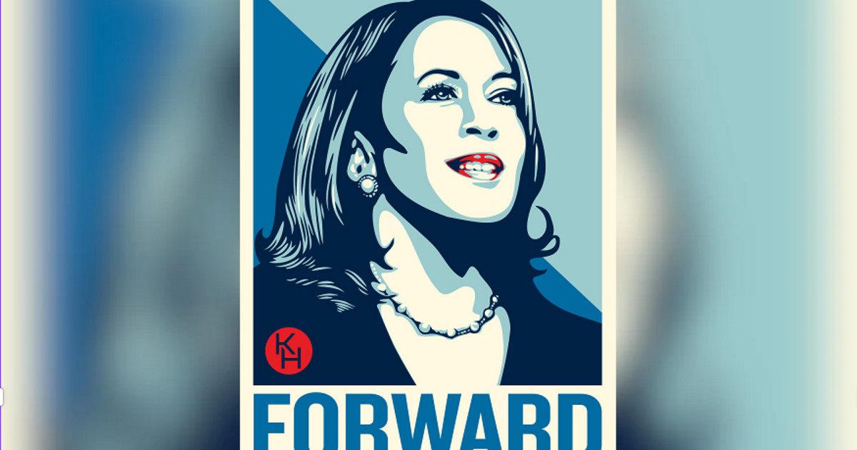 Activist and street artist Shepard Fairey designed campaign poster of ...