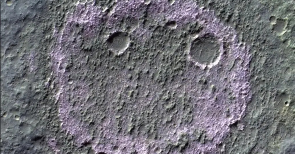 A 'smiling face' discovered on Mars may point to the existence of life ...