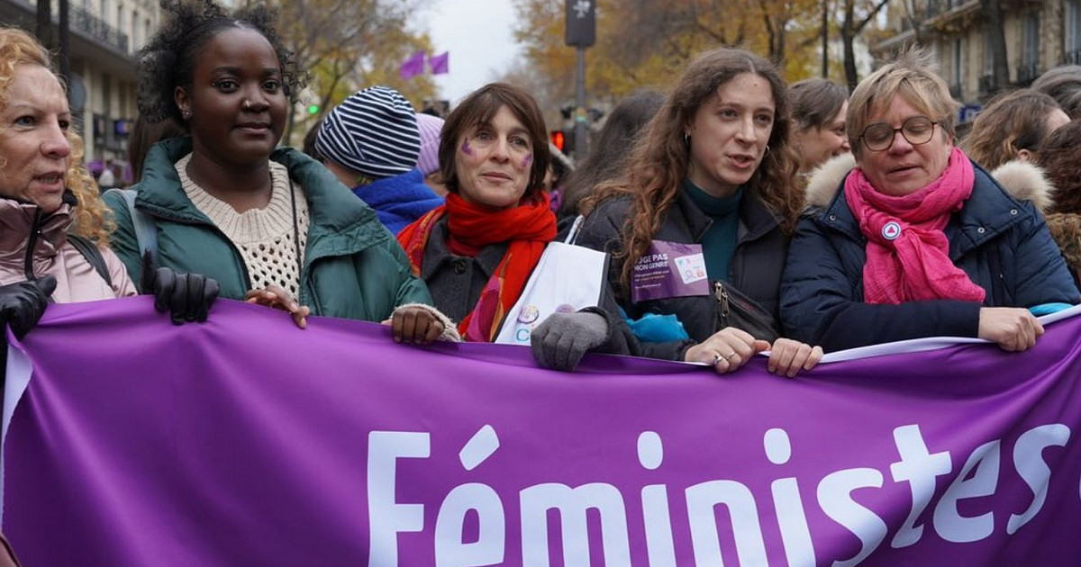 France: Thousands of people demonstrated against violence against women ...