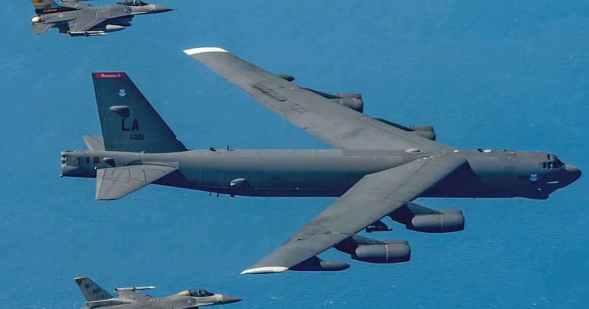 US sends B-52 bombers, fighters and anti-ballistic missile systems to ...