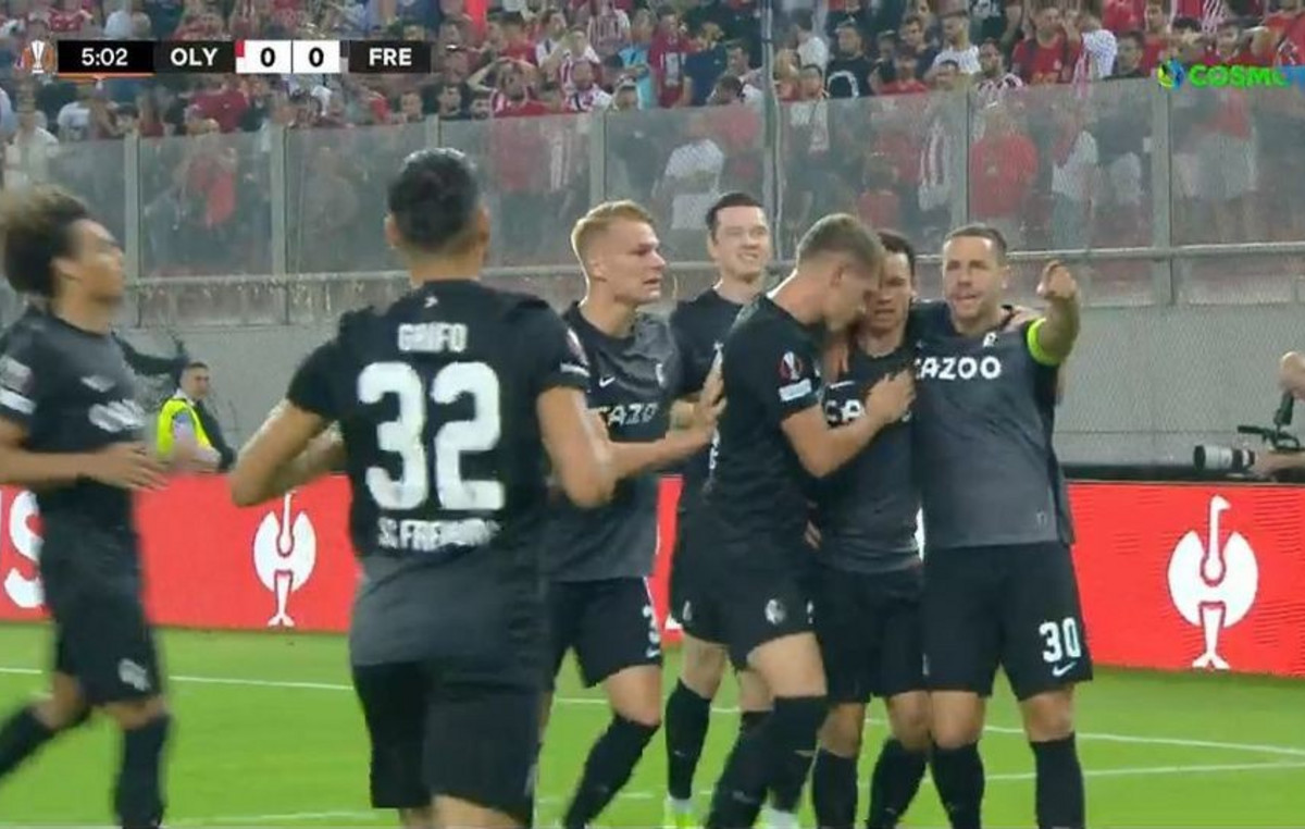 Ολυμπιακός – Φράιμπουργκ: Δείτε το 0-1 των Γερμανών με τον Χέφλερ ...