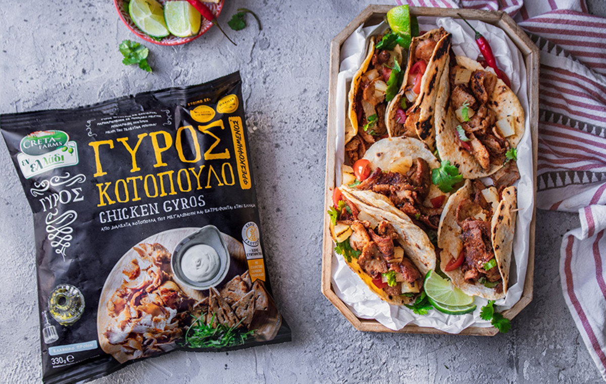 Δύο βραβεία για τον Γύρο Εν Ελλάδι της Creta Farms στα Frozen Food ...