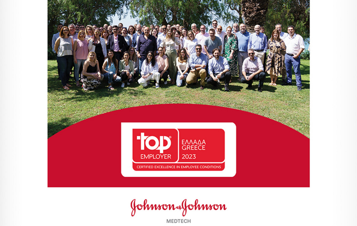 H Johnson & Johnson Ελλάδας διακρίθηκε ως Κορυφαίος Εργοδότης για ...
