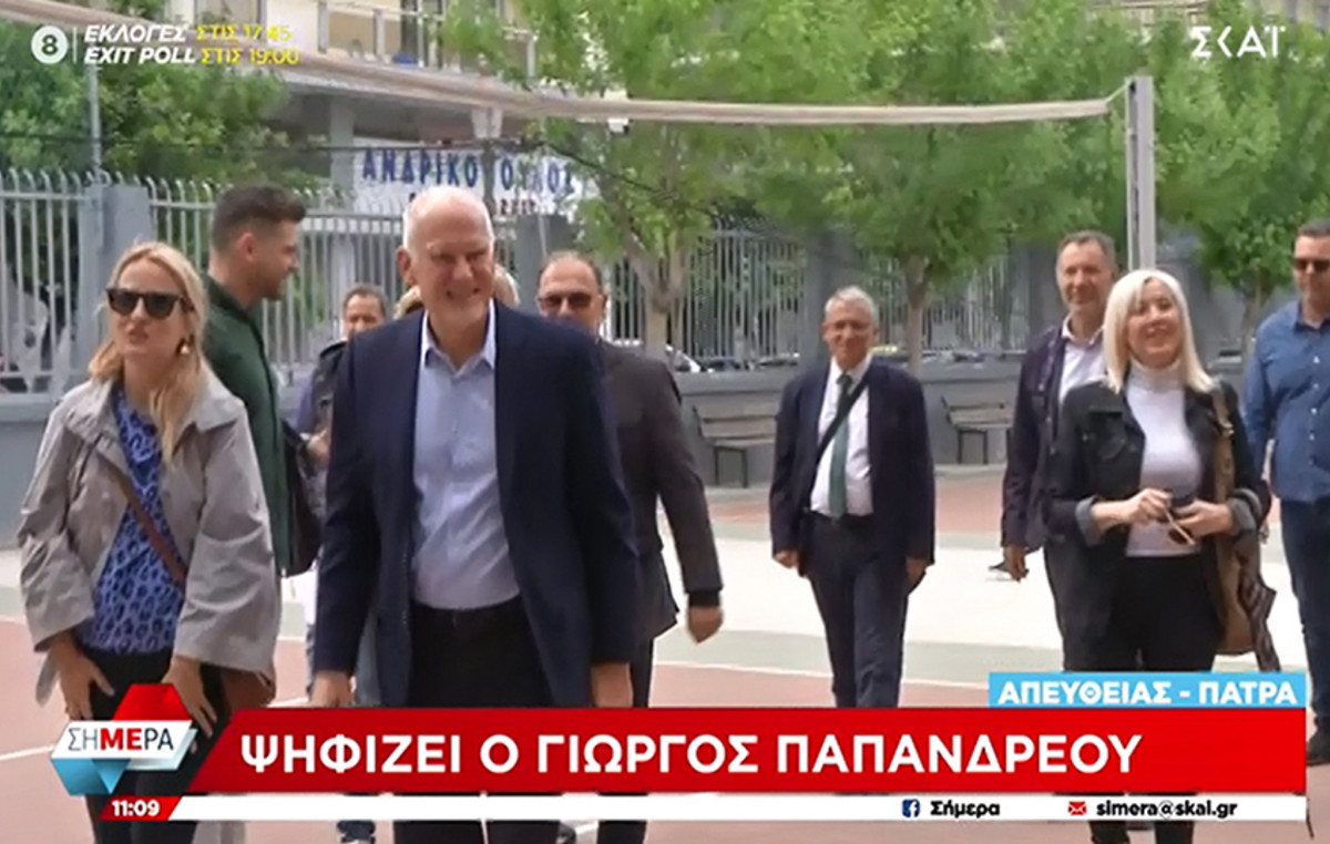 Εκλογές 2023: Στην κάλπη της Πάτρας ο Γιώργος Παπανδρέου – «Η Ελλάδα ...