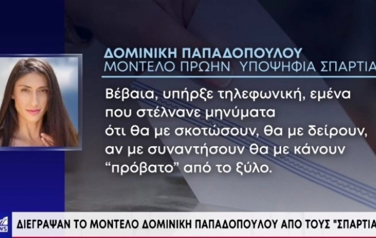 Κόμμα Σπαρτιάτες: Η Δομινίκη Παπαδοπούλου αποκάλυψε το παρασκήνιο της ...