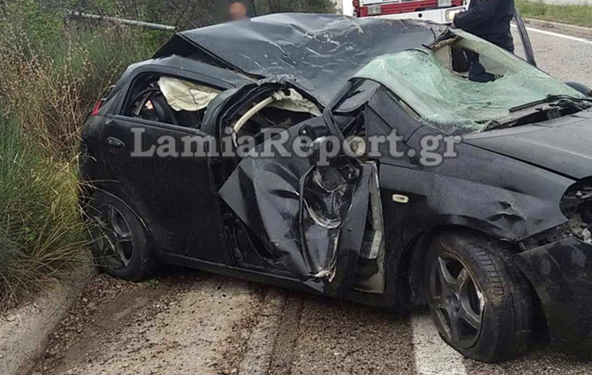 Σοβαρό τροχαίο για οικογένεια στον Δομοκό – Άγιο είχαν η μητέρα και το ...
