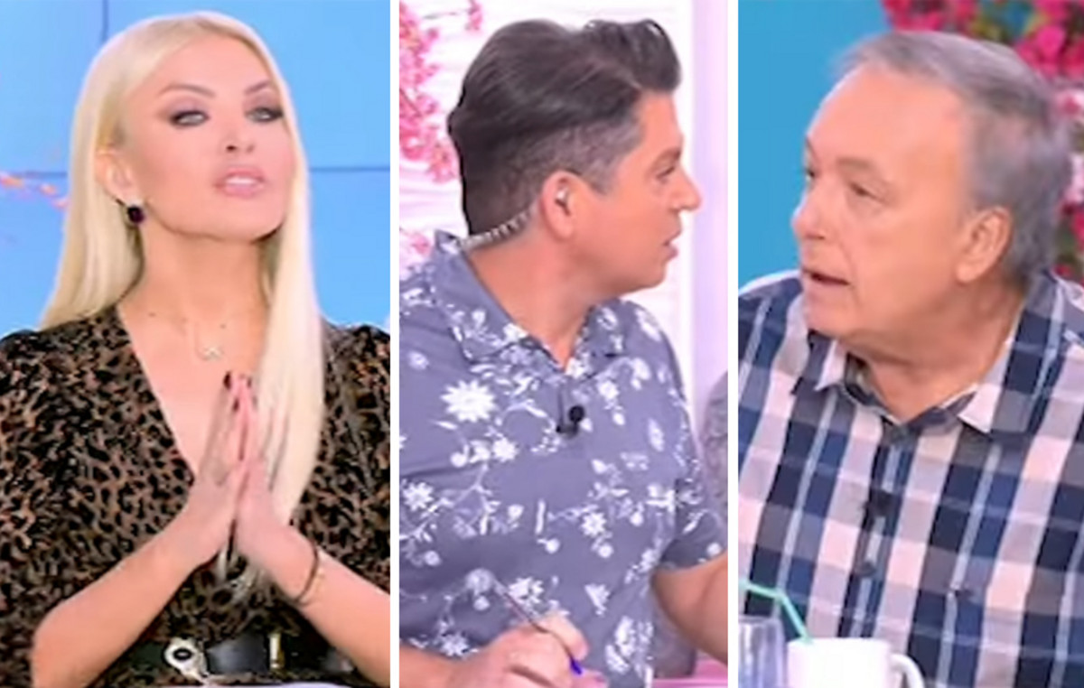 Ανδρέας Μικρούτσικος και Γιάννης Πουλόπουλος σε επικό καβγά στον αέρα ...