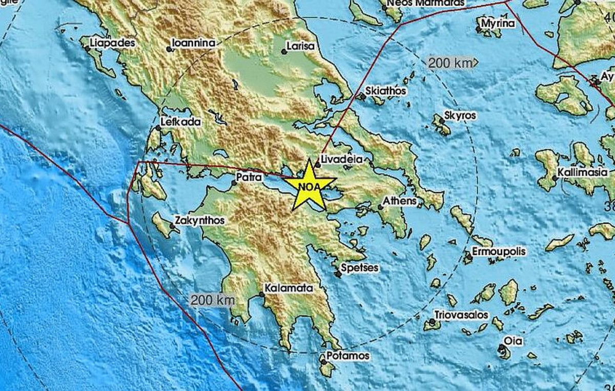 Σεισμός στον Κορινθιακό Κόλπο – Κοντά στο Ξυλόκαστρο το επίκεντρό του ...