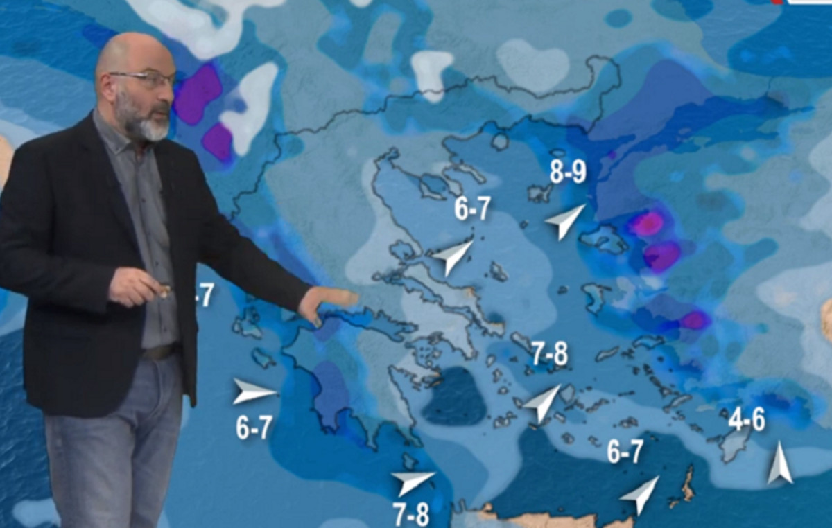 Σάκης Αρναούτογλου: Έρχονται δυνατές βροχές τις επόμενες μέρες – Αέριες ...