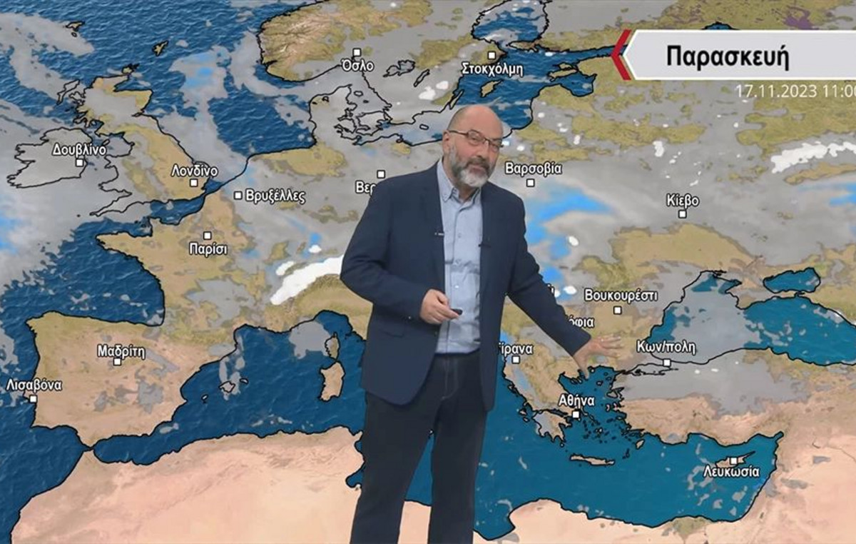 Ο Σάκης Αρναούτογλου προειδοποιεί για τον καιρό το Σάββατο: Φίλες και ...