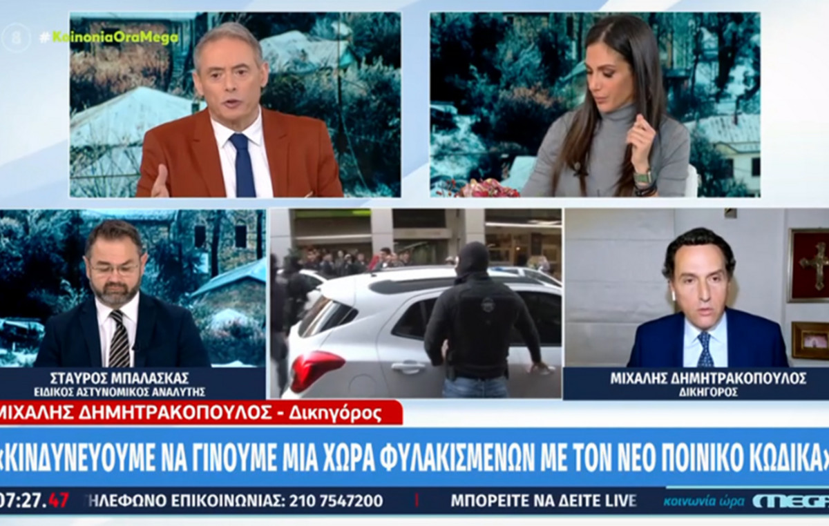 «Θα γίνουμε μια χώρα φυλακισμένων» λέει ο Μιχάλης Δημητρακόπουλος για ...