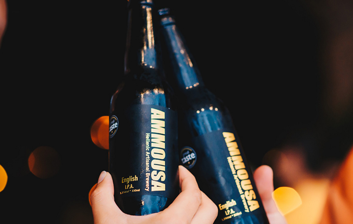 Συναντήσαμε την πολυβραβευμένη Ελληνική μπύρα Ammousa, του Πατρινού οικοζυθοποιού Γιώργου Ντάνου ...