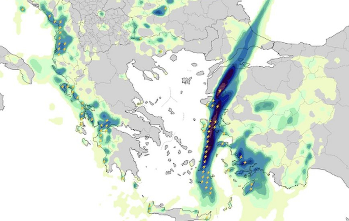Καιρός: «Λαίλαπα κεραυνών» στο Αιγαίο, γιατί δεν είχαμε καταιγίδες στην ...