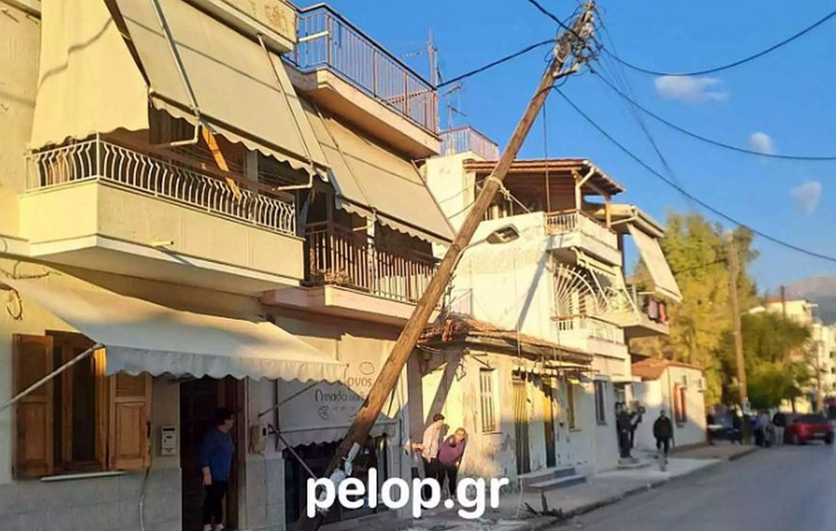 Στον «αέρα» κολώνα της ΔΕΗ στα Προσφυγικά στην Πάτρα – Κίνδυνος να ...