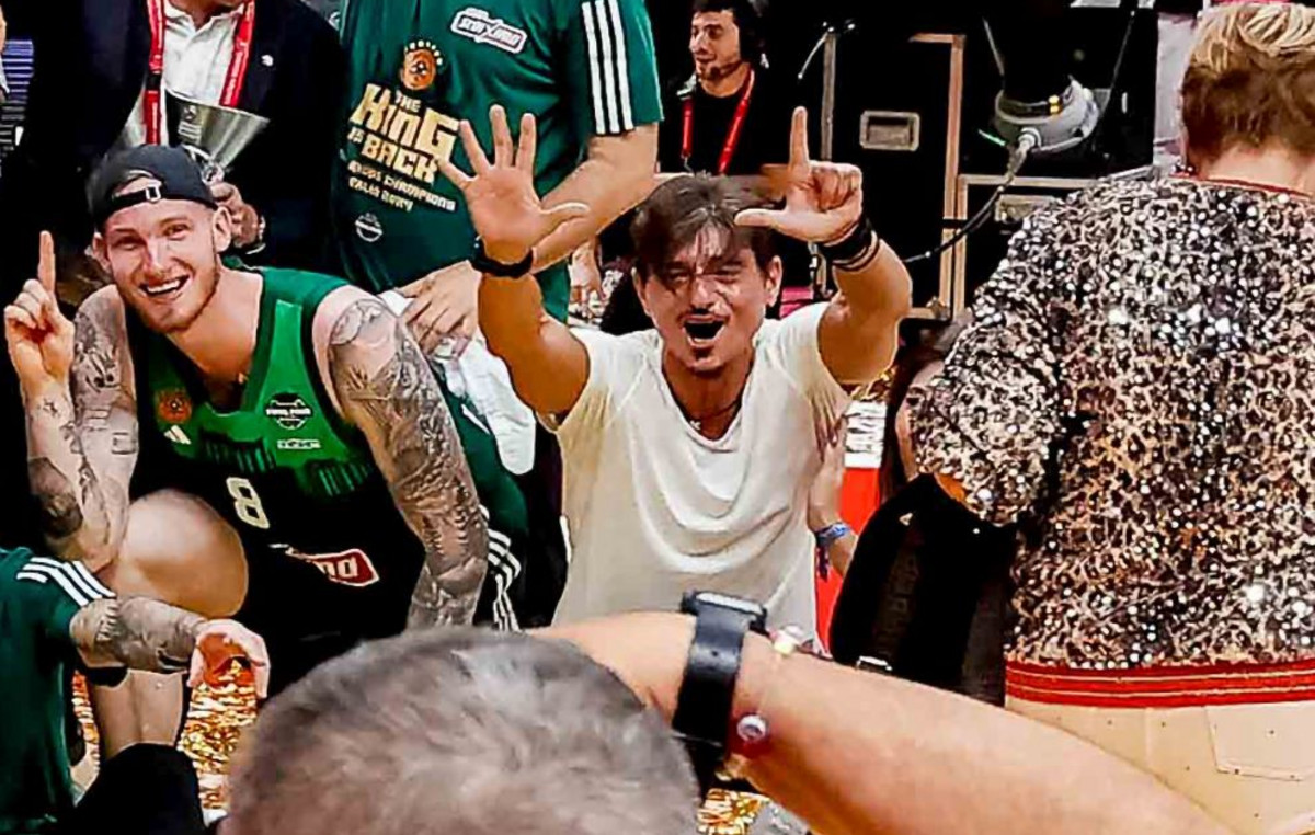 Ο Γιαννακόπουλος κάνει γυμναστική με την κούπα της Ευρωλίγκας - Newsbeast