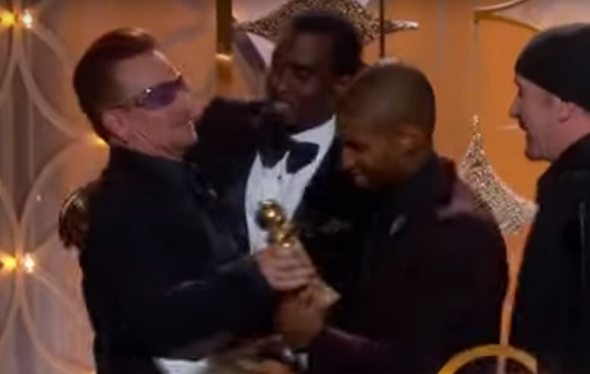 Όταν ο Βοno απέφυγε το φιλί του Diddy επάνω στη σκηνή – Γνώριζε κάτι ...