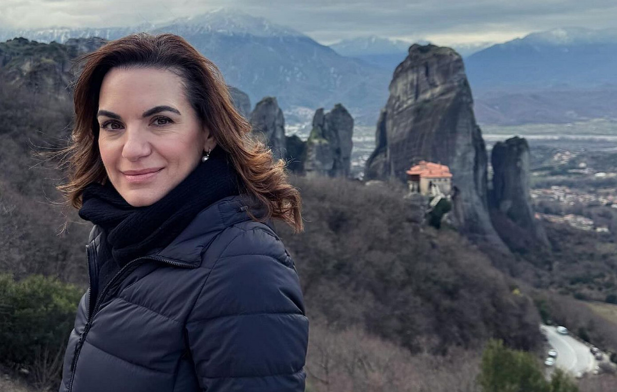 Όλγα Κεφαλογιάννη: Πέρασε τις γιορτές με τα παιδιά της στα Τρίκαλα ...