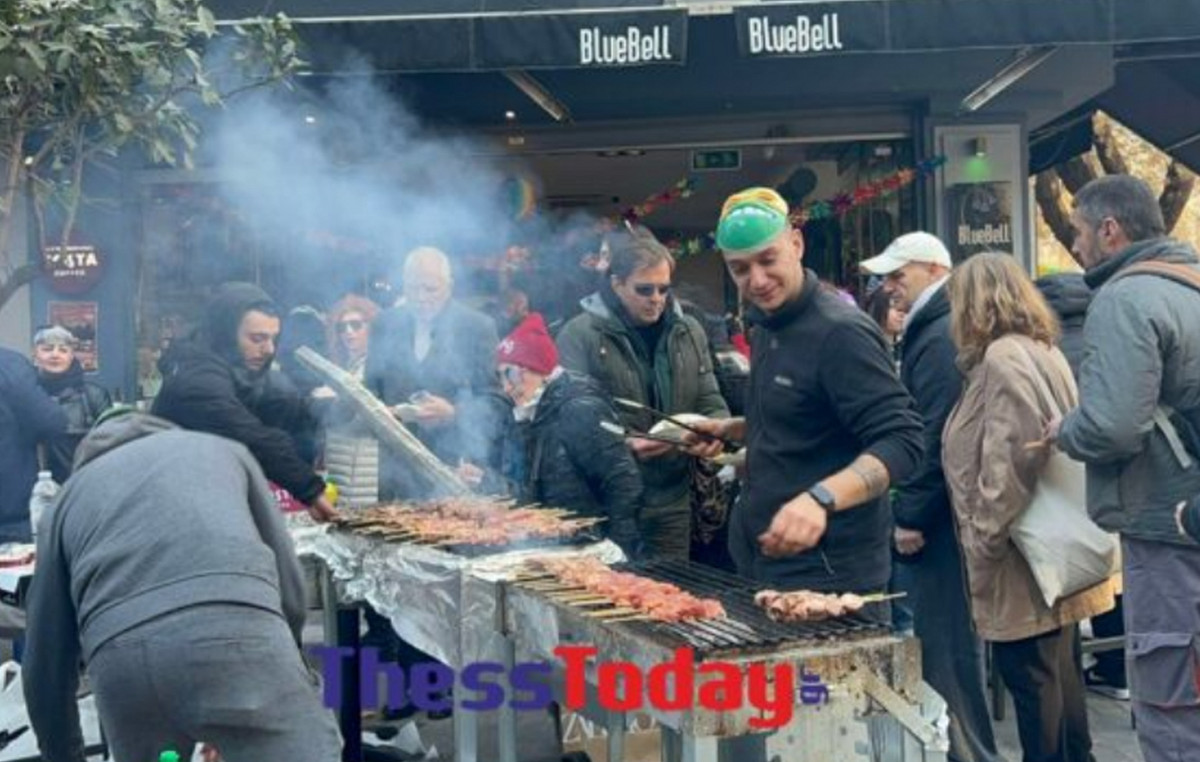 Πήραν «φωτιά» οι ψησταριές στη Θεσσαλονίκη για την Τσικνοπέμπτη – Δείτε ...