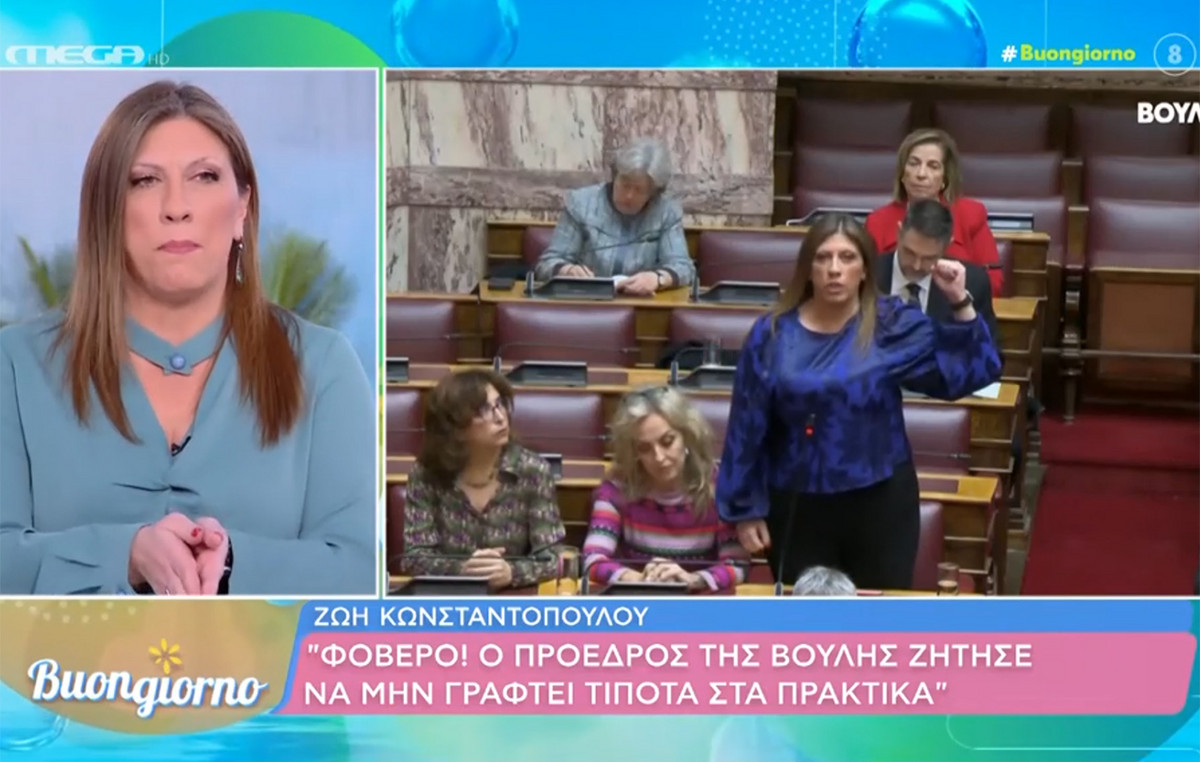 Ζωή Κωνσταντοπούλου: «Αν το σύστημα συγκάλυψης μπορεί να πέσει, θα το ...
