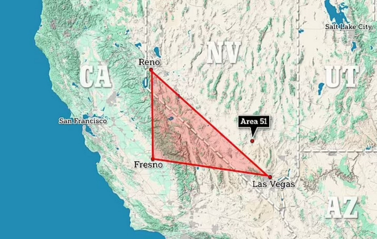 The "Nevada Triangle": The Mysterious Eliminations of 2,000 Aircraft ...