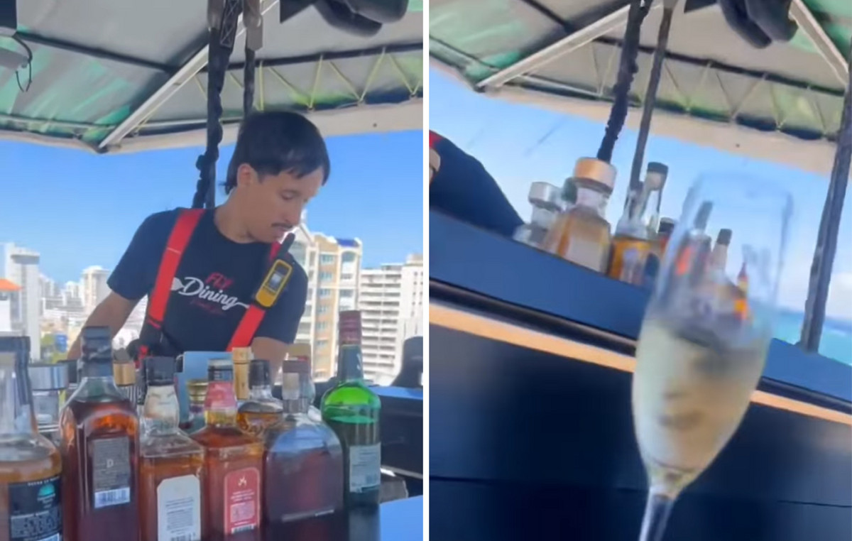 Τρομακτικό σκηνικό σε FlyDining στο Πουέρτο Ρίκο: Τα γενέθλια σε ύψος 30 μέτρων και το καλώδιο ...