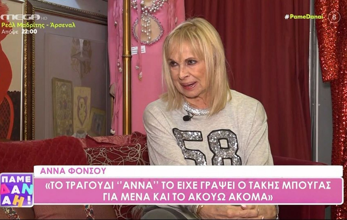 Ά. Φόνσου: Ο Φίνος μου έκανε παρατήρηση επειδή έβγαινα στα μπουζούκια ...