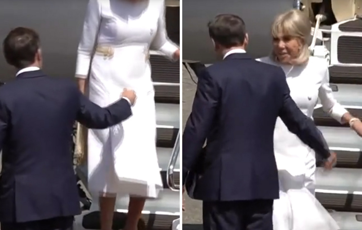 New public inconvenient incident between Macron and Brigitte: she gave ...
