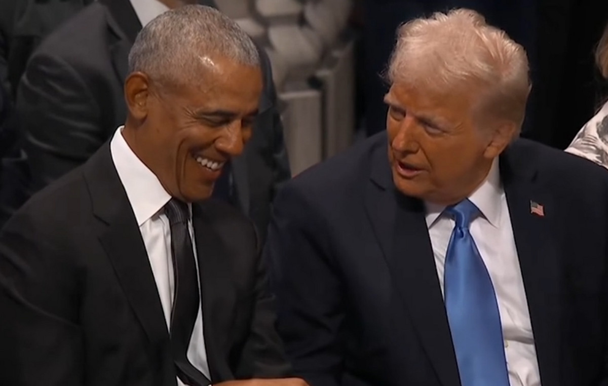 What Trump said to Obama during Jimmy Carter's funeral - The ...