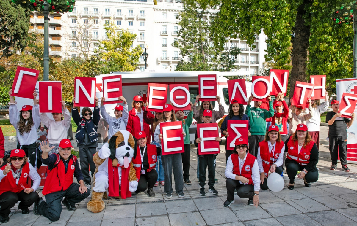 Ο Ελληνικός Ερυθρός Σταυρός απέστειλε ηχηρό μήνυμα εθελοντισμού με 370 ...