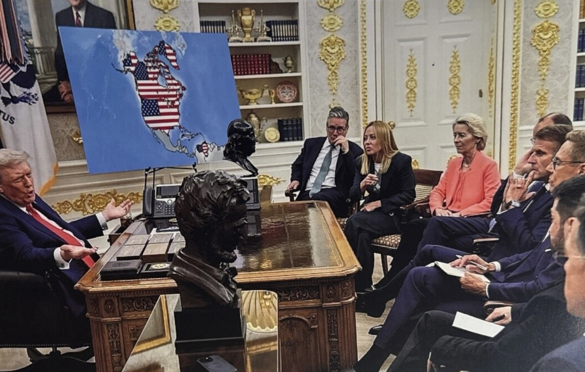 Ο Τραμπ «τρολάρει» τους Ευρωπαίους ηγέτες με μια εικόνα AI που τους ...